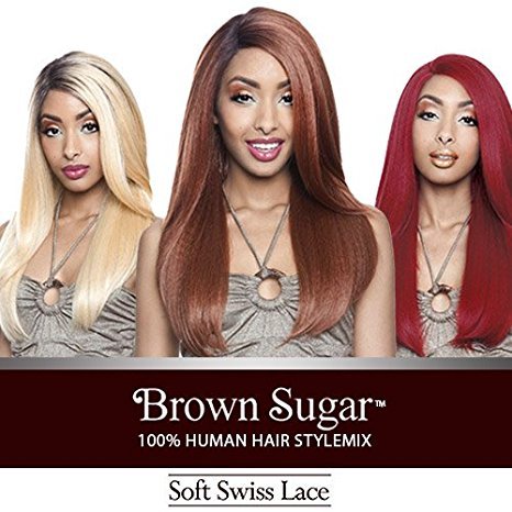 Amazon.com : ISIS BROWN SUGAR Human Blended Lace Front Wig - BS202 (# ...