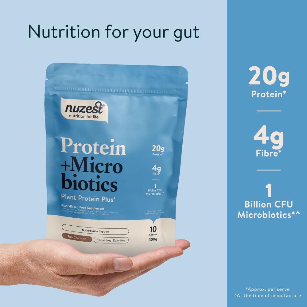 Snapklik.com : Nuzest - Protein + Probiotics Gut Health - Superfood ...