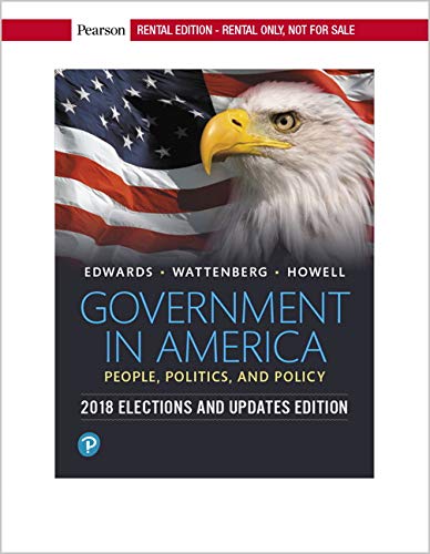 Amazon.com: Government in America: People, Politics, and Policy, 2018 ...
