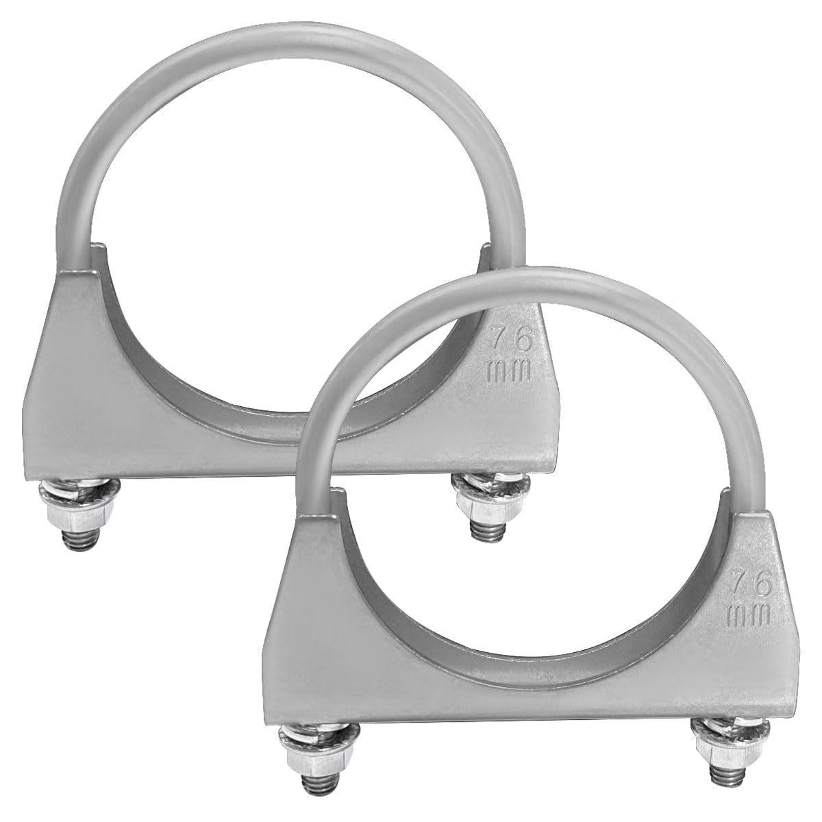 Snapklik.com : UHANBUT 3 Inch U-Bolt Exhaust Clamp, Rustproof ...