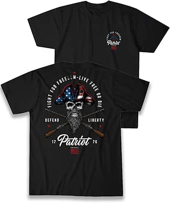 Amazon.com: Iron Infidel Patriotic Freedom Shirt for Men - 1776 ...