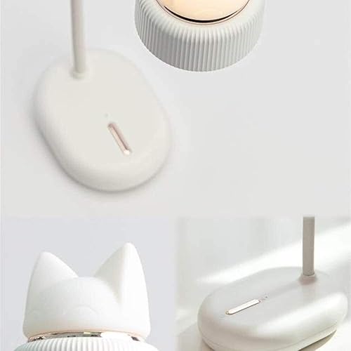 YUZZI small black table lamp LED Dimmable Bendable Lamp with USB ...
