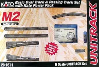 Amazon.com: Kato USA Model Train Products M2 UNITRACK Basic Oval y ...