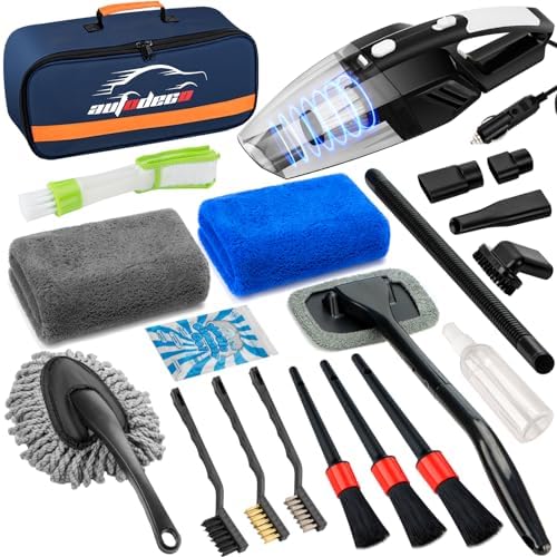 Amazon.com: AUTODECO 20Pcs Car Cleaning Wash Kit Interior Detailing ...