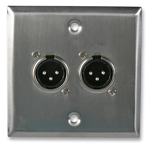 Ex-Pro Stainless Steel AV Multimedia Wallplate Face Plate with 2 x 3 ...