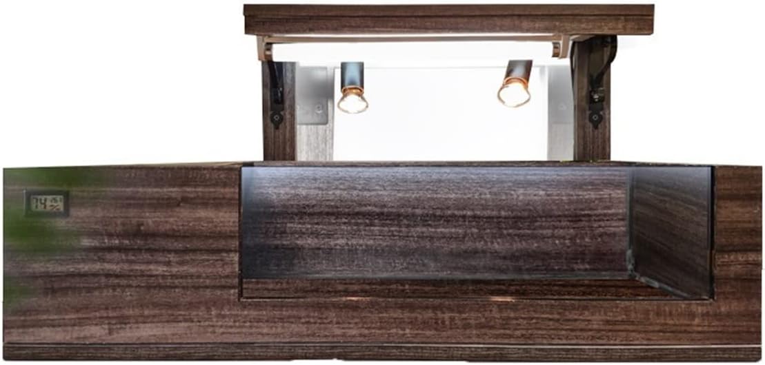 Amazon.com : luckxuan Turtle Tank/Turtle Aquarium Feeding Box MDF ...