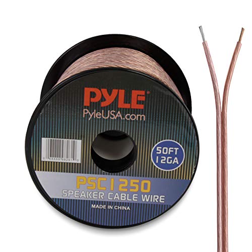 Snapklik.com : Pyle 50ft 12 Gauge Speaker Wire - Copper Cable In Spool ...