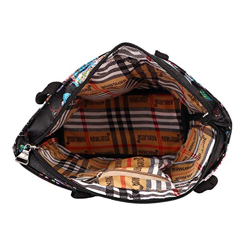 Buy Elexstar Women's Polyester synthetic Lunch Handbag (Multicolour) at ...