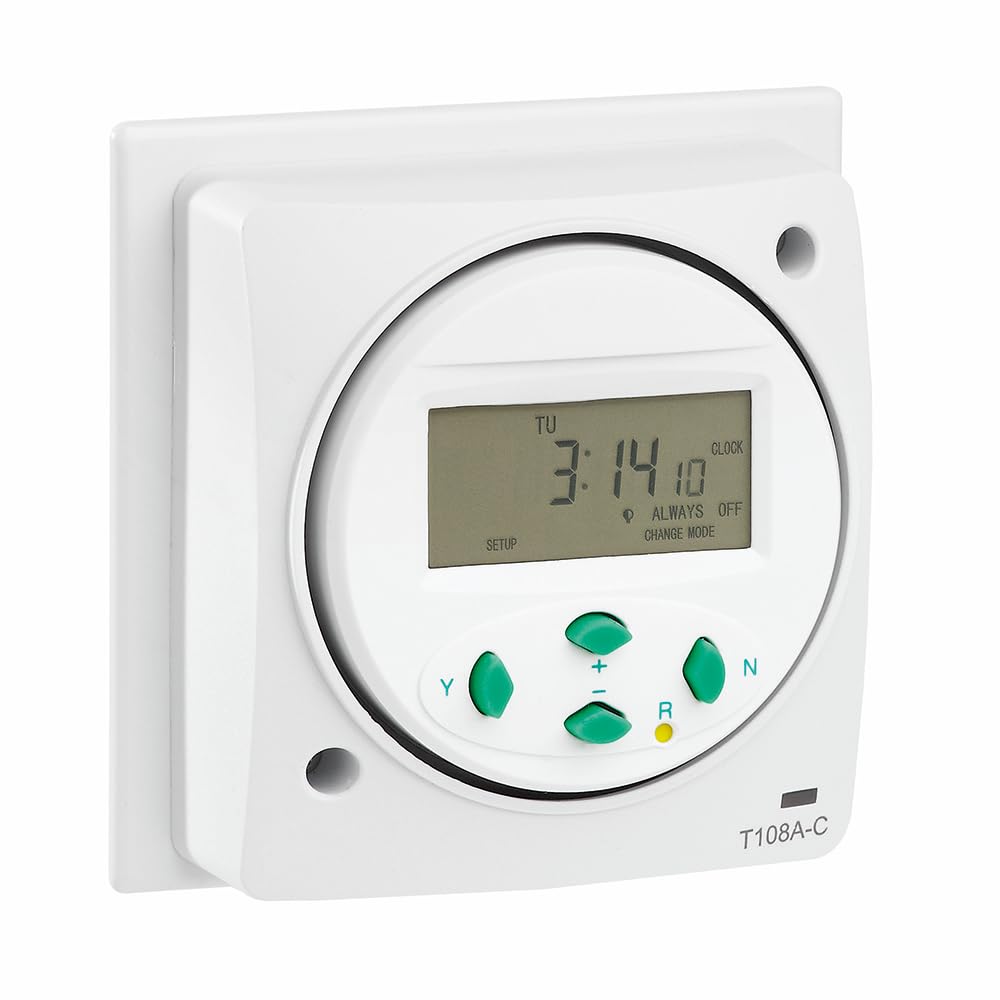 Greenbrook 7 Day Electronic Timer With 150 Hr Battery Backup (24 Per ...