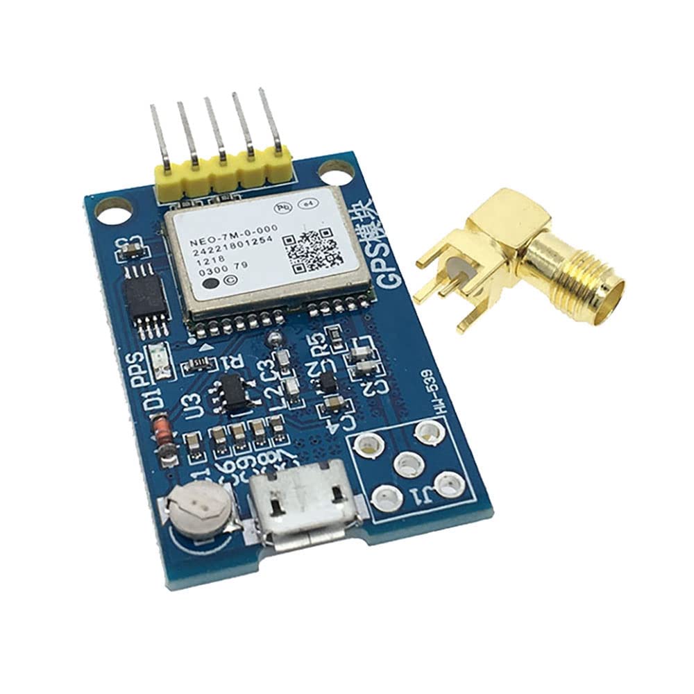 Buy RESHUBO NEO-7M GPS Satellite Positioning Module with SMA Antenna ...