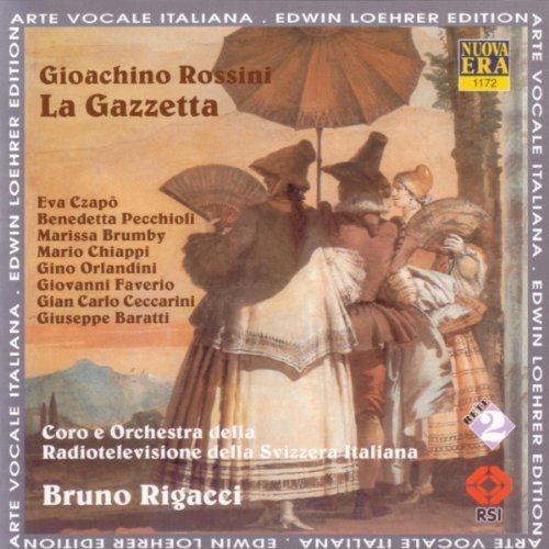 Amazon.com: Rossini: La Gazzetta / Bruno Rigacci: CDs y Vinilo