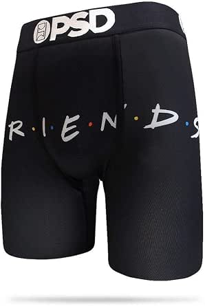 Cueca boxer masculina PSD Underwear Friends P preta : Amazon.com.br