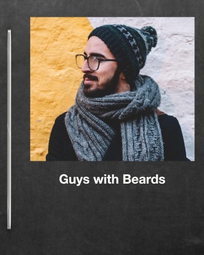 Journals for Women (Bearded Men): Guys with Beards: 9781984160812 ...