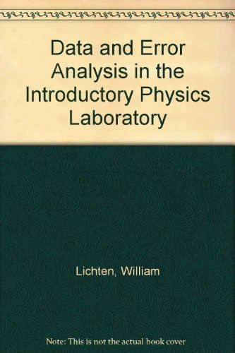 Buy Data and Error Analysis in the Introductory Physics Laboratory Book ...