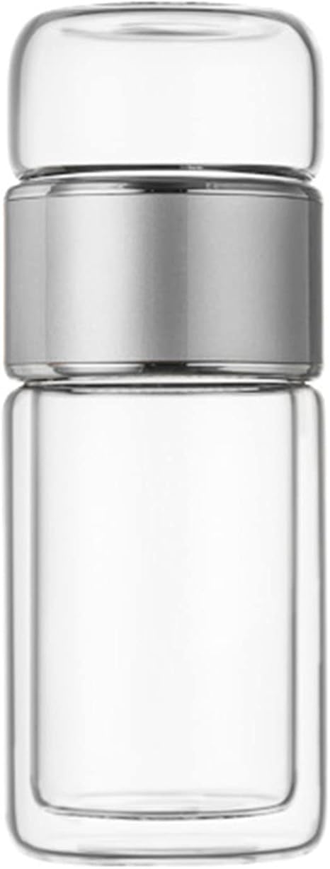 Amazon.com: 420ml/14oz Tea Tumbler Tea Infuser Bottle Double Layer ...