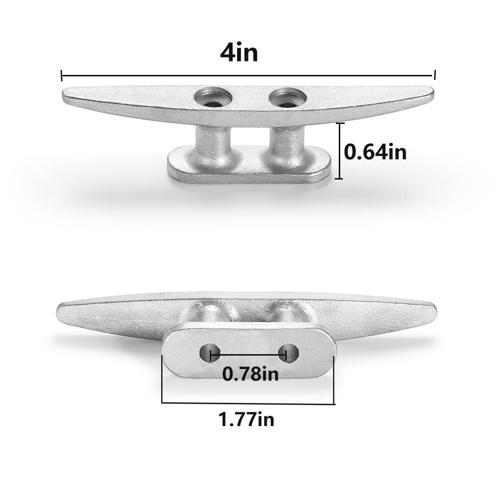 Snapklik.com : KAHACIYO Boat Cleat, Open Base Boat Cleat 4 Inch, Dock ...
