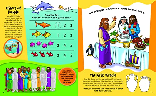 The Beginner's Bible All About Jesus Sticker and Activity Book - Fully ...