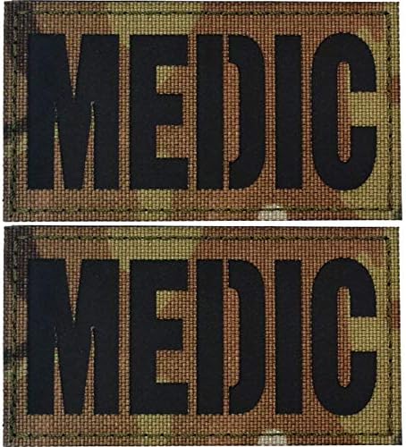 Amazon.com: Infrared Reflective Medic Patch, Military Tactical Armband ...