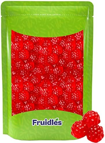 Amazon.com: Red Berry Gummi Raspberries Candy, Assorted Fruit Flavors ...