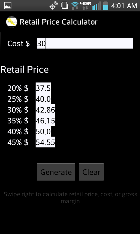 Retail Price Calculator - App on Amazon Appstore