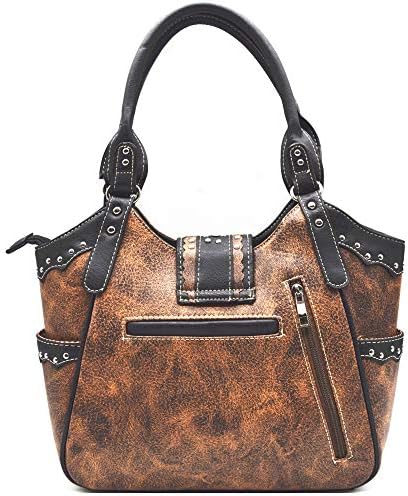 Western Style Rhinestone Concho Concealed Carry Purse Country Handbag ...
