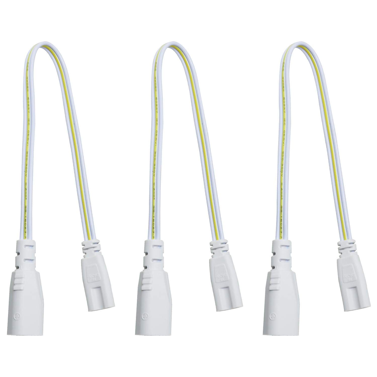 T5 T8 LED Tube Connector Cable FMHXG 3PCS 30cm Male to Female Double ...