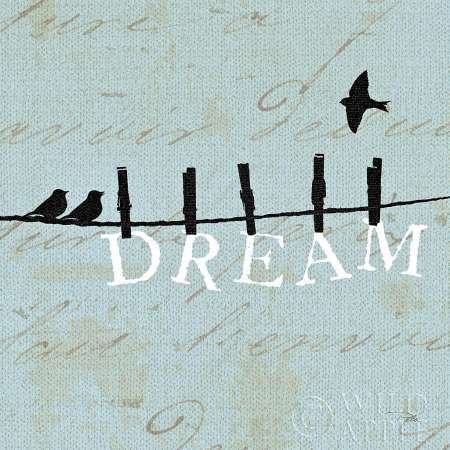 Birds on a Wire Square - Dream by Pelletier, Alain - Fine Art Print on ...