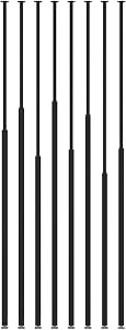 Modern Room Divider Post 50 100 150 200 250 300 Cm High, Custom Size ...