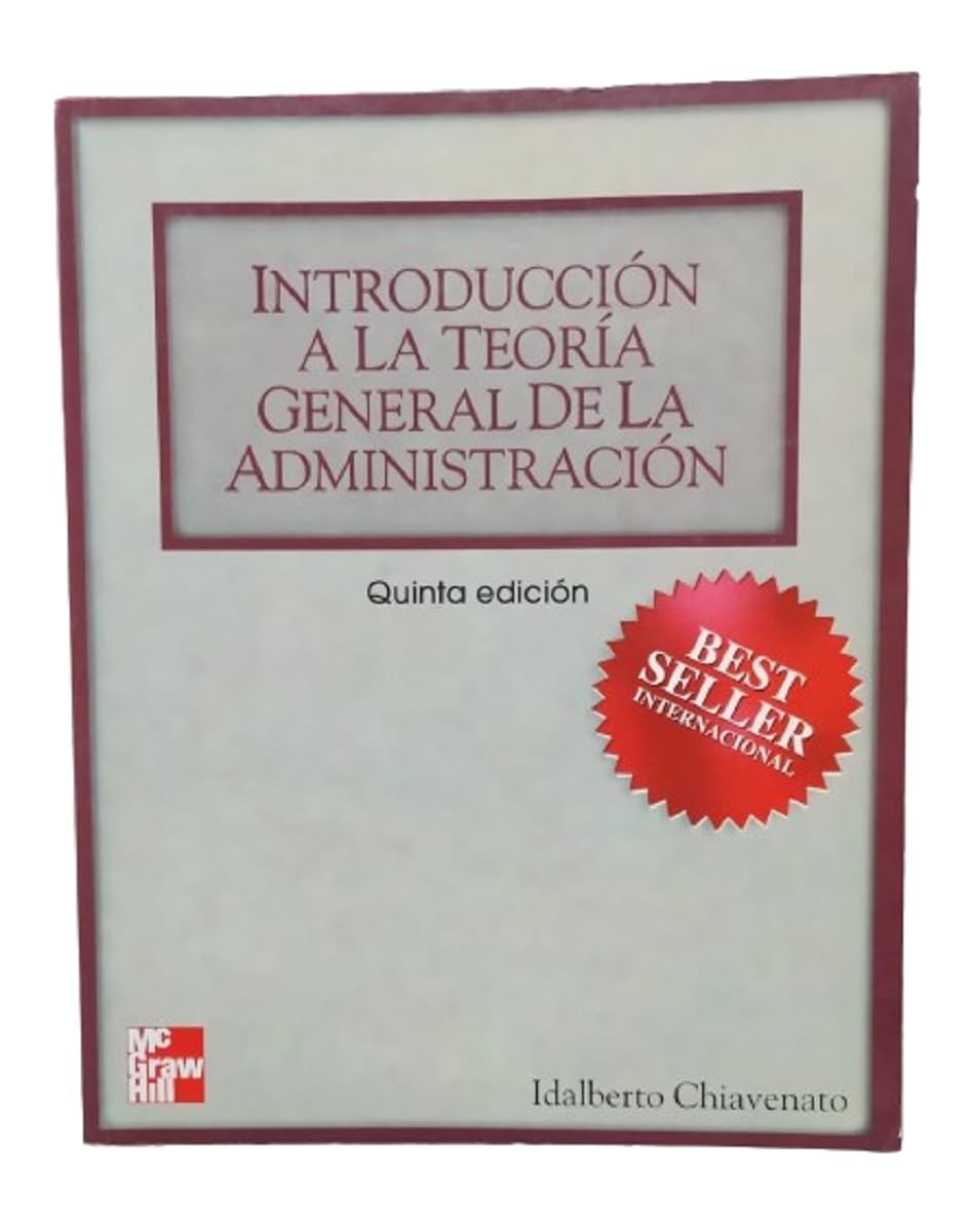 Introduccion a la Teoria General de Administracion - 5 Edicion ...