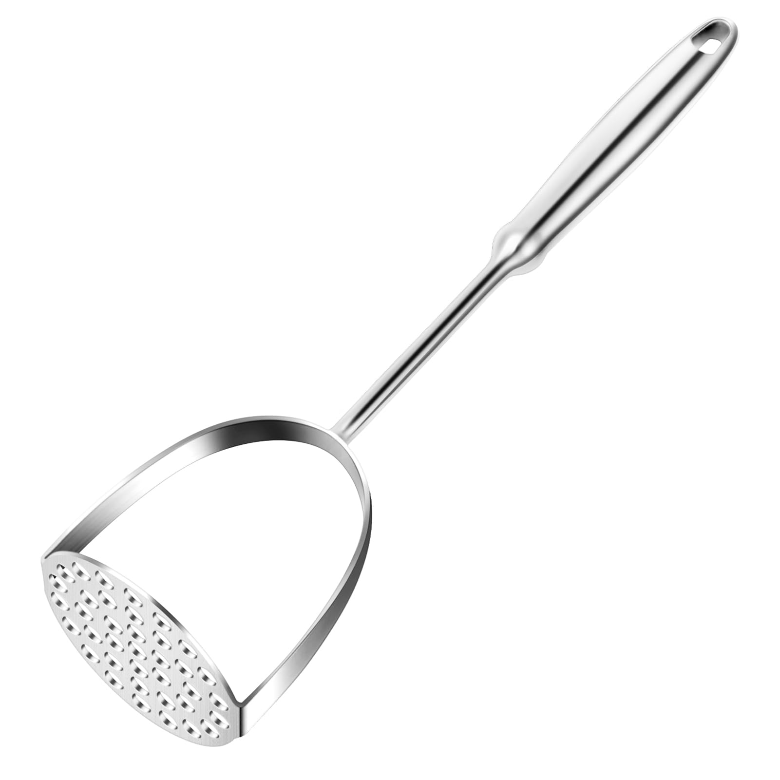 Potato Masher,Stainless Steel Mashed Potatoes Masher with Long Handle ...