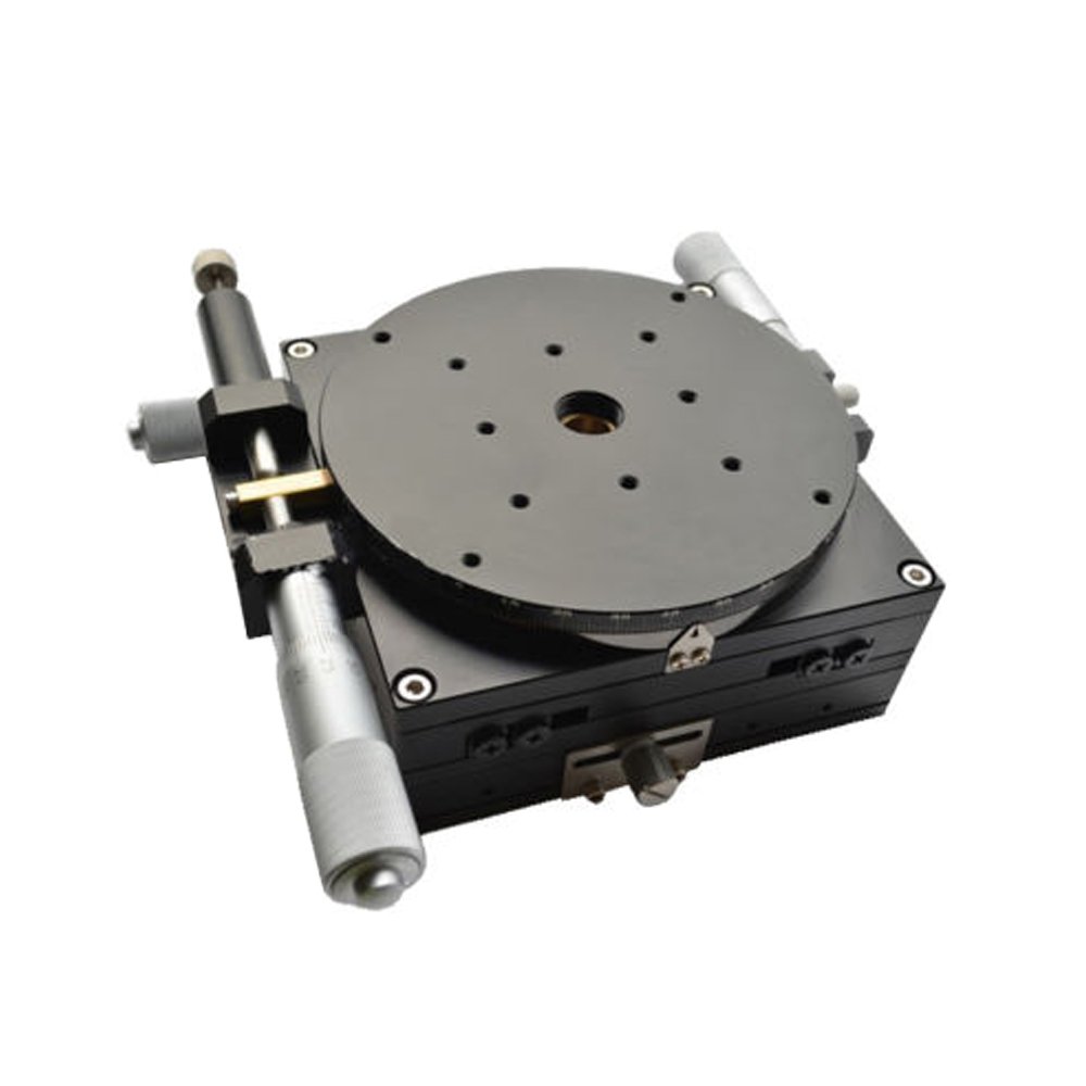 XYR Axis Manual Fine Tuning Stage Cross Rotating Displacement Table ...
