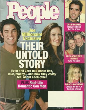 Evan Marriott and Zora Andrich (Joe Millionaire), Sarah Jessica Parker ...