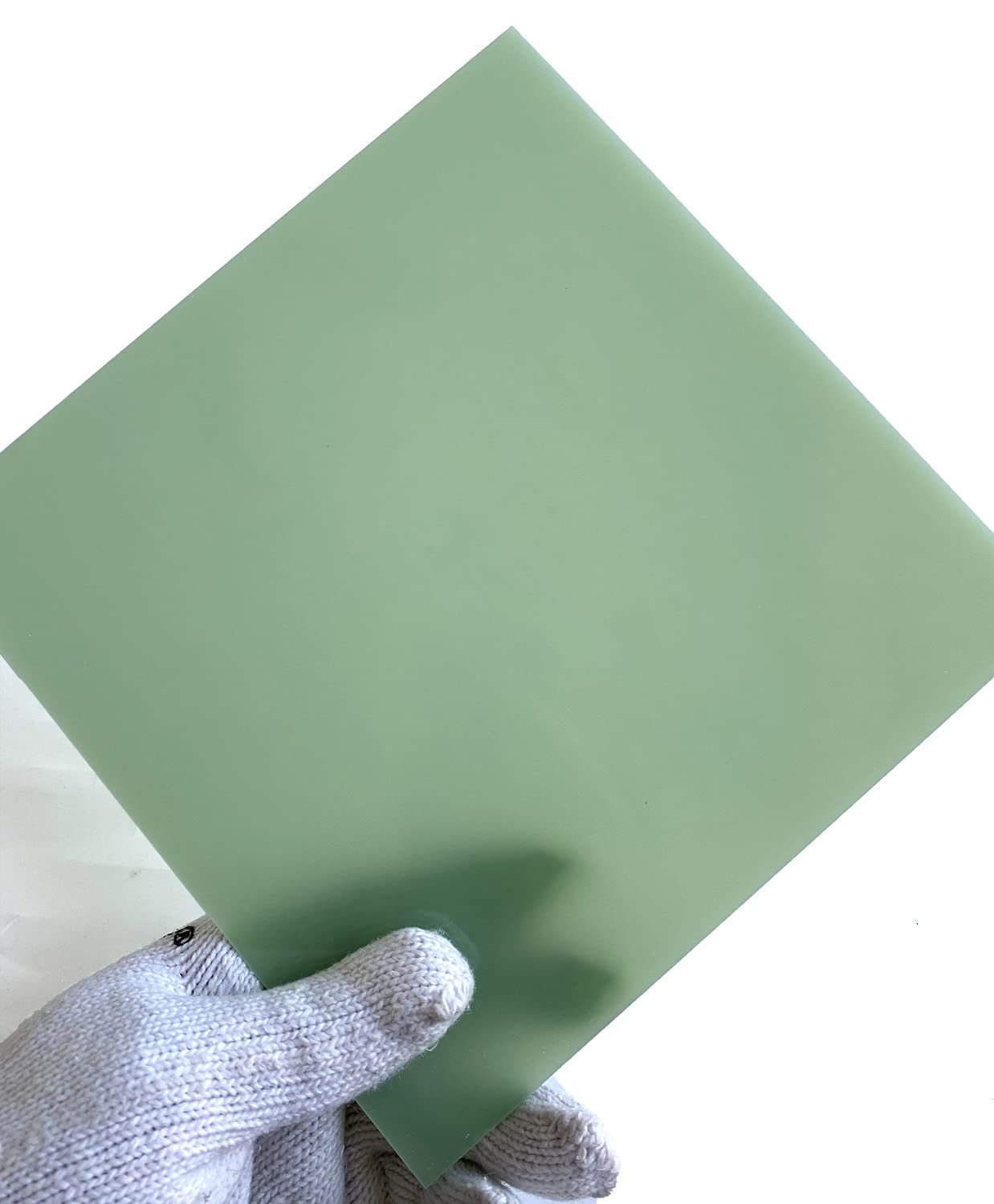 Snapklik.com : G10 Glass Fiber Sheet 200X200X20MM Water Green Color