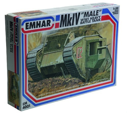 おもちゃ Emhar Models Mk.IV Male WWI Heavy Battle Tank Vehicle Model モデル ...