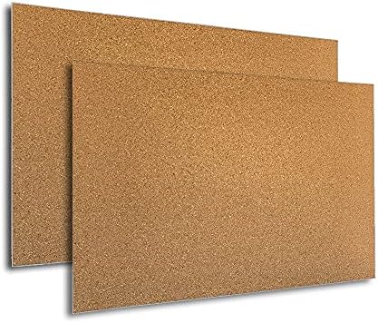 Amazon.com : Manton Cork 18" x 24" x 3/8" Thick Cork Sheets (2-Pack ...
