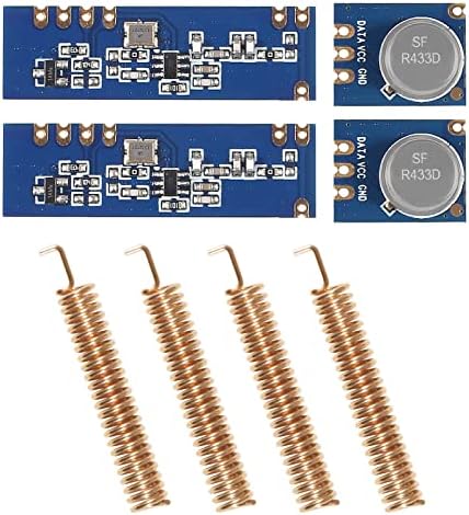 Amazon.com: 2Set 433MHz Ask Kit Módulo Inalámbrico Transmisor RF STX882 ...