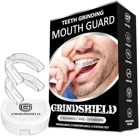 Amazon.com: GRINDSHIELD Mouth Guard for Men – Custom Fit, Non-Bulky ...