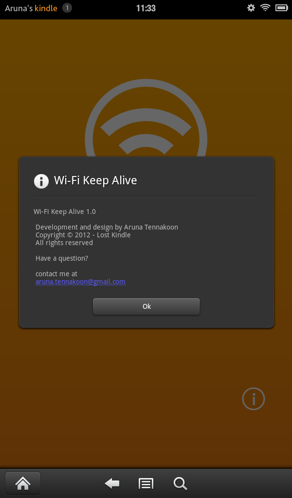 Wi-Fi Keep Alive-Amazonアプリストアのアプリ