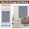 Nkiy Quen 3 Layer 63 x 47 Inches Winter Insulated Window Curtain-Oxford ...