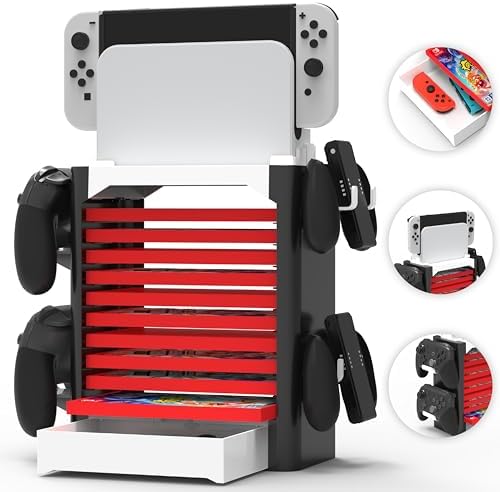 Amazon.com: Skywin NS Compatible Nintendo Switch Games Holder, Nintendo ...
