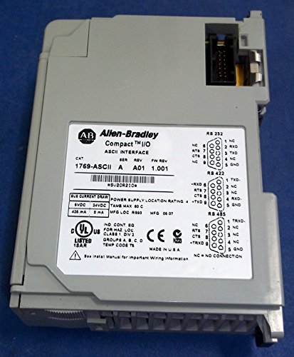 Amazon.com: ALLEN BRADLEY Compact I/O ASCII INTERFACE MODULE 1769-ASCII ...