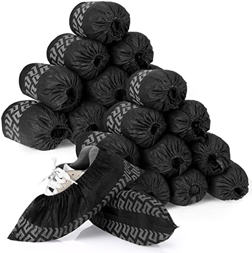 600 Pieces (300 Pairs) Disposable Shoe Covers Large Waterproof Non Slip ...