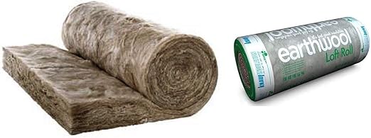 EARTHWOOL 10 x Insulation Loft Rolls Knauf 200mm Thickness, 6.84m2 Per ...