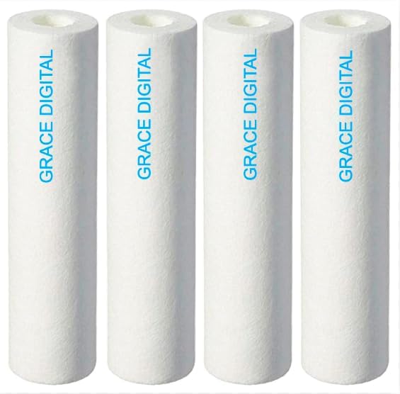 Grace Digital 10 Inch High Density Spun Pre-Filter (5 Micron PP Spun ...