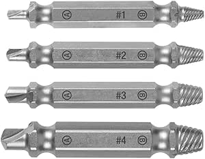 Fits for Milwaukee 49-57-9001 M2 Steel Screw Extractor Set 4PC - Amazon.com