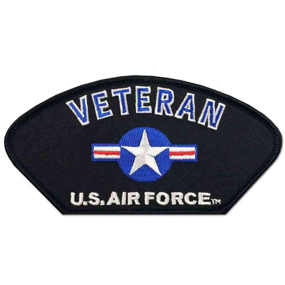 Amazon.com: U.S. Air Force Veteran Patch with USAF Roundel Licensed ...