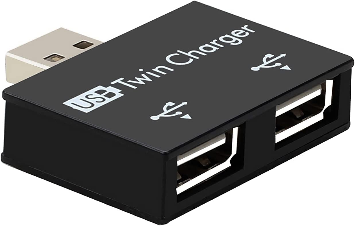 Amazon.com: USB Hub Adapter, 2Port Hub Ultra Slim Portable USB Splitter ...