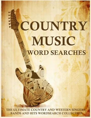 Country Music Word Searches: The Ultimate Country and Western Singers ...