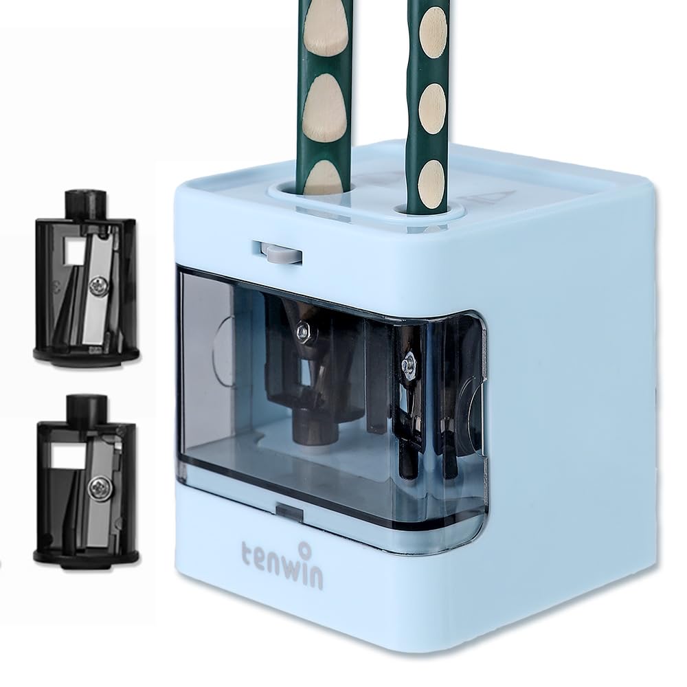 tenwin Electric Pencil Sharpener,Dual Power Supply, Suitable for ...