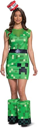 Amazon.com: Disguise Disfraz de Minecraft Creeper para adulto : Ropa ...